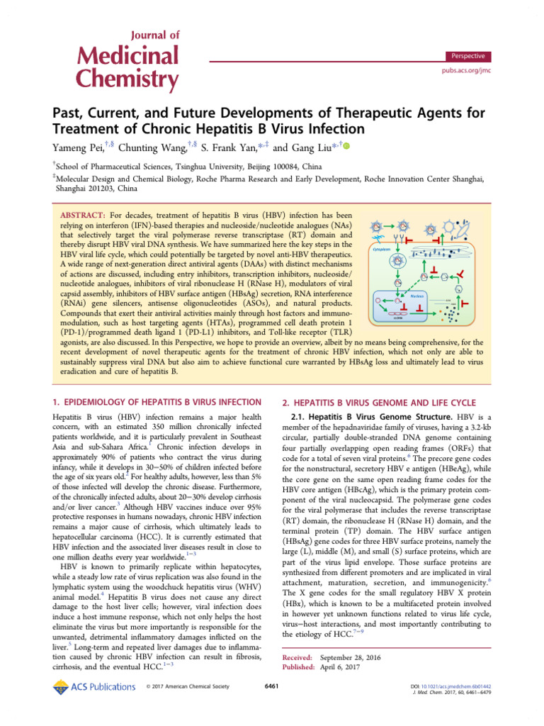 Pei Et Al 2017 Past Current and Future Developments of Therapeutic ...