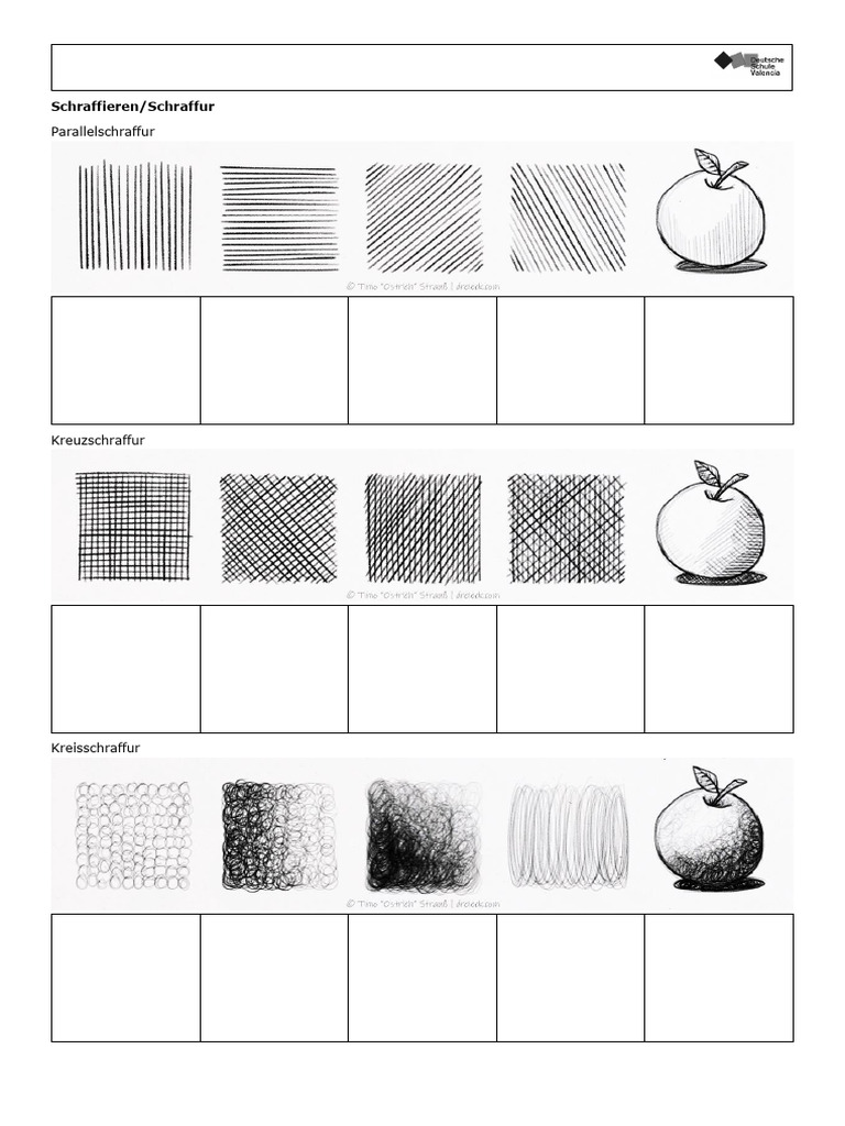 Kunst 10-07 Schraffur Übung | PDF