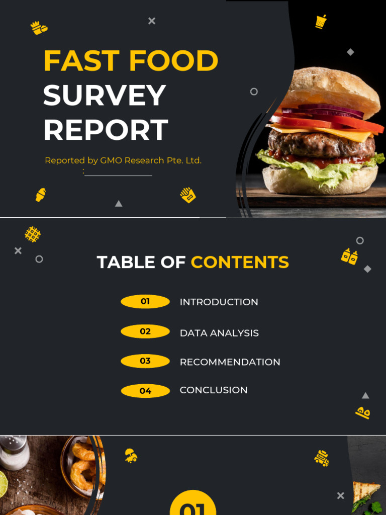 Fast Food Survey Report - Shared by WorldLine Technology | PDF | Fast ...