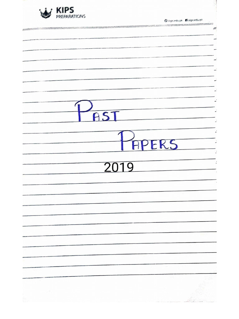 UET 2019 Math Past Paper | PDF