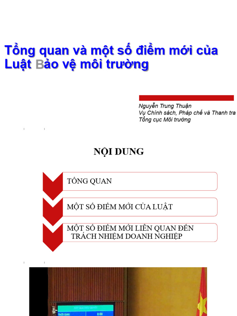 Tong Quan Mot So Diem Moi Cua Luat BVMT | PDF