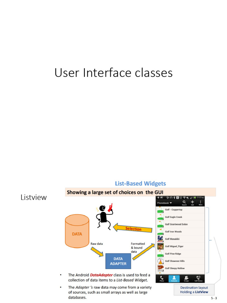 UIClasses ListView GridView | PDF