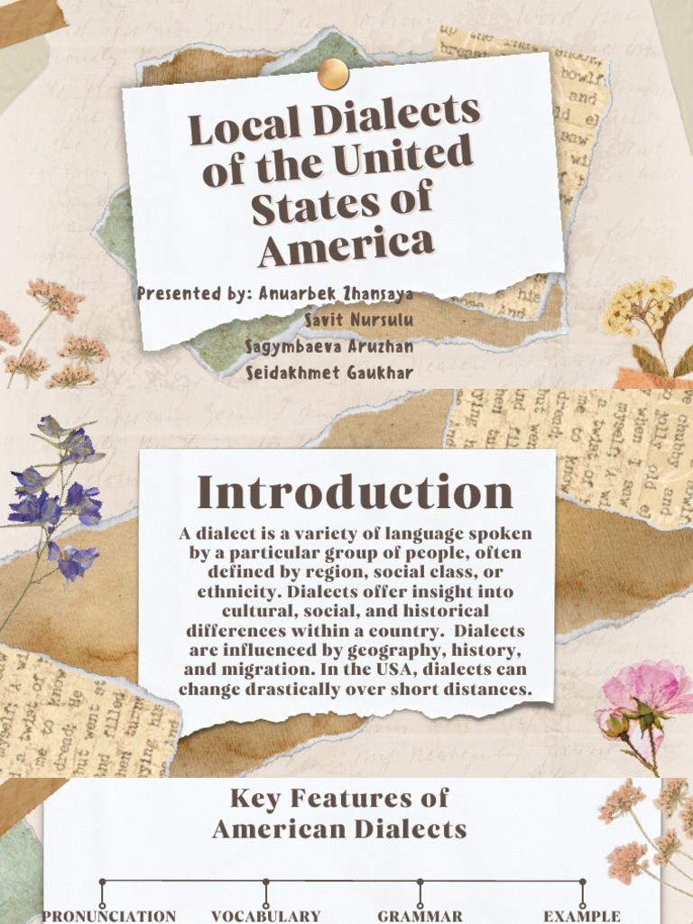 Dialects of the United States | PDF | Dialect | Lexicology
