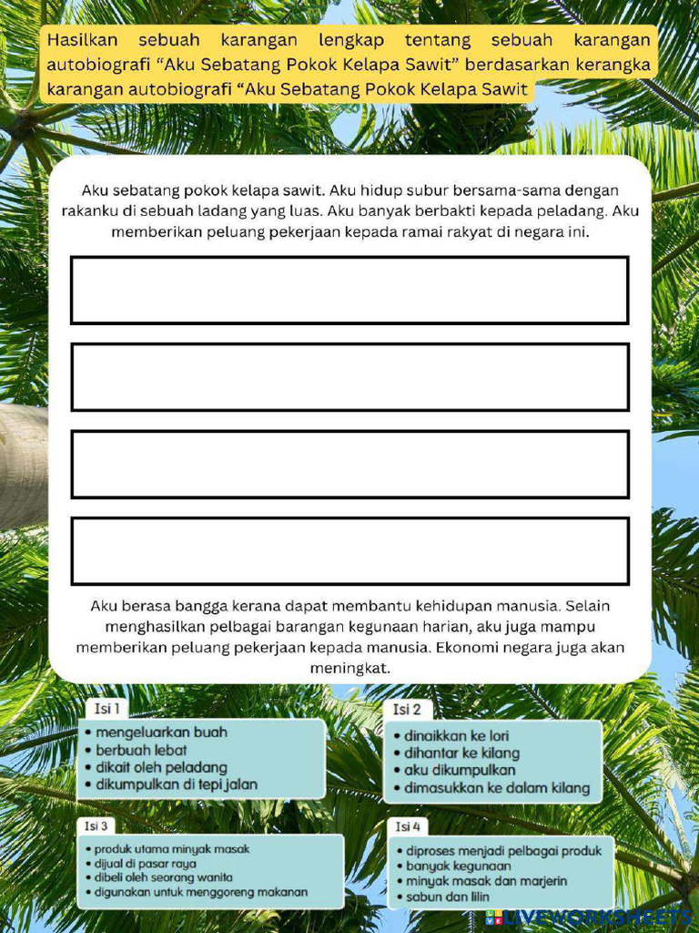 Aku Sebatang Kelapa Sawit Pdf