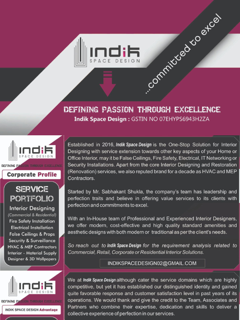 Profile - Indik Design | PDF