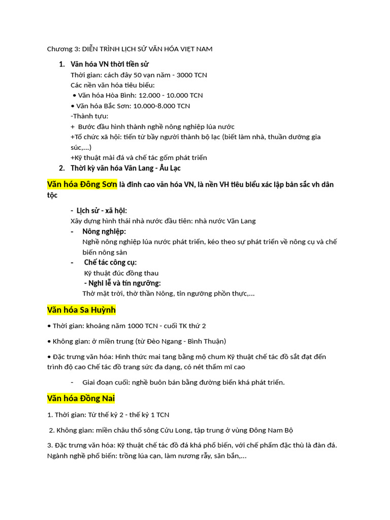 Chương 3 CSVHVN | PDF