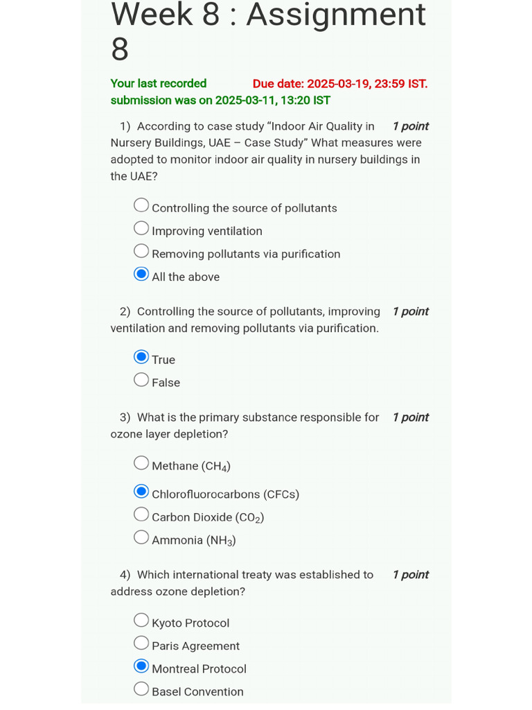 Week-8 Assignment NPTEL Answers | PDF