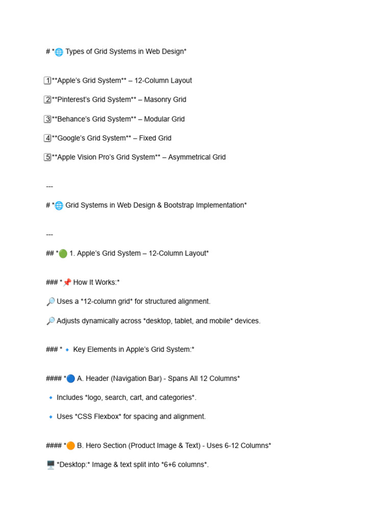 Grid Systems | PDF | Bootstrap (Front End Framework) | Page Layout