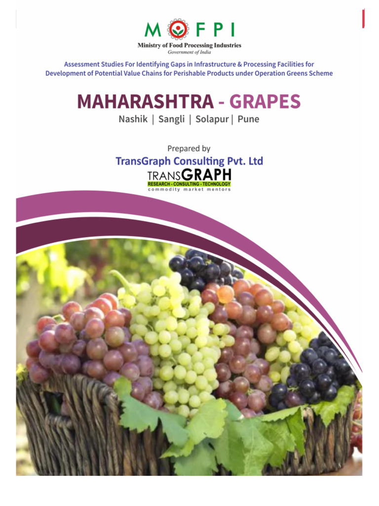 study_on_infrastructure_gaps_-_grapes | PDF | Grape | Refrigeration