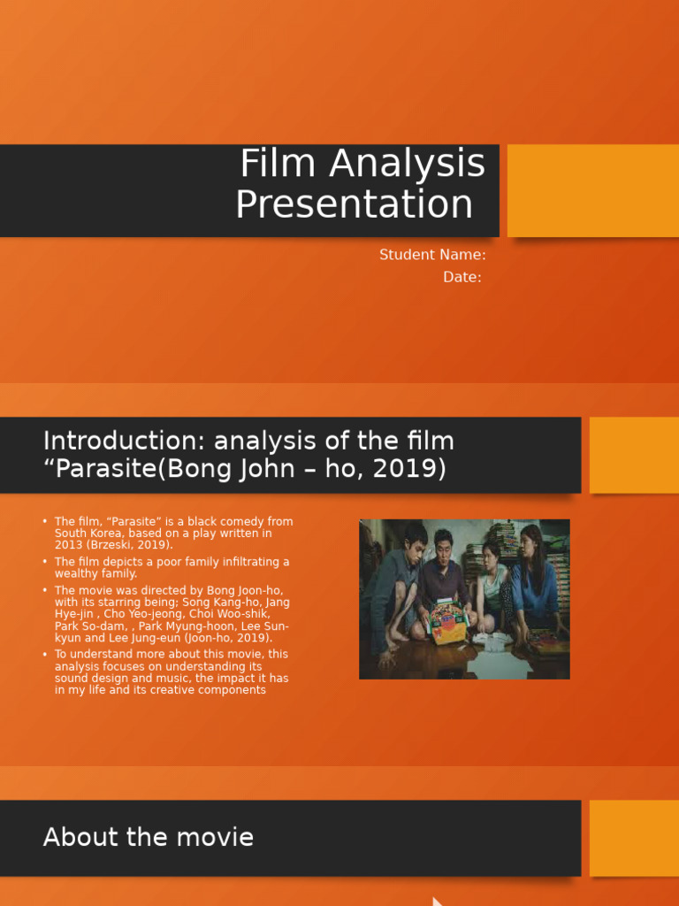 Film Analysis Presentation Final | PDF