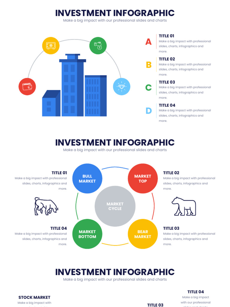 Investment Infographics Overview | PDF | Economies | Money