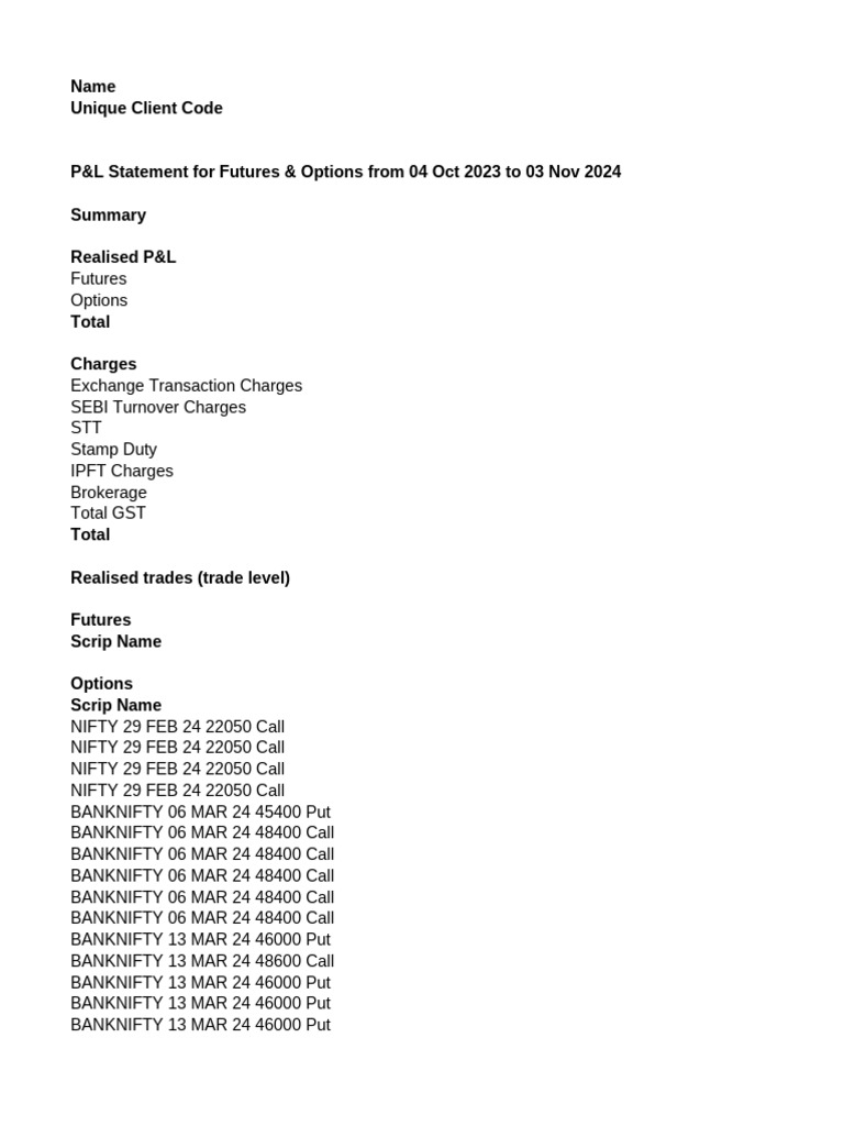 Name Unique Client Code | PDF