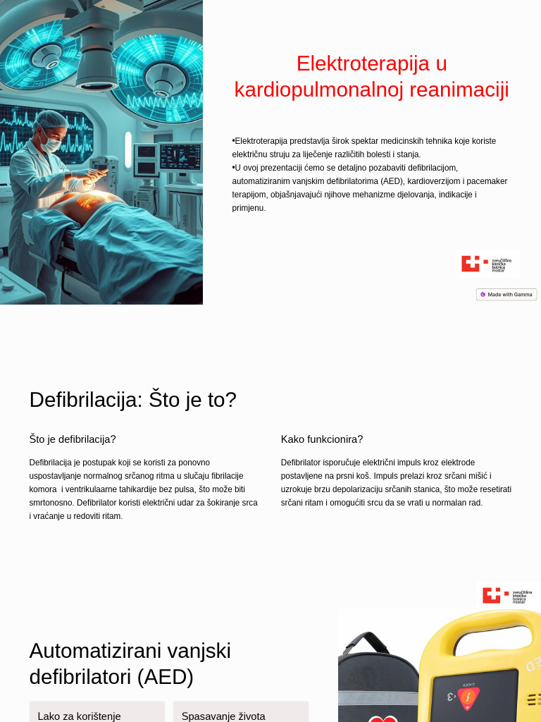 Elektroterapija-Defibrilacija, AED, Kardioverzija, Pacemaker Terapija | PDF