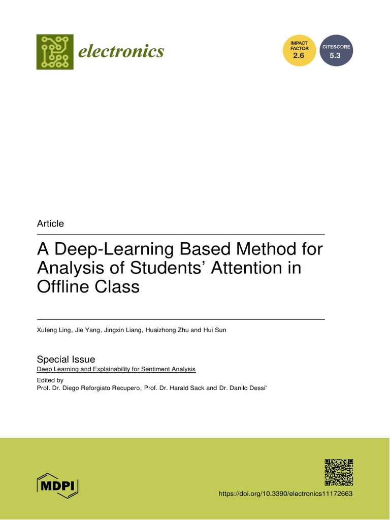 A Deep-Learning Based Method For Analysis of Students | PDF | Deep ...