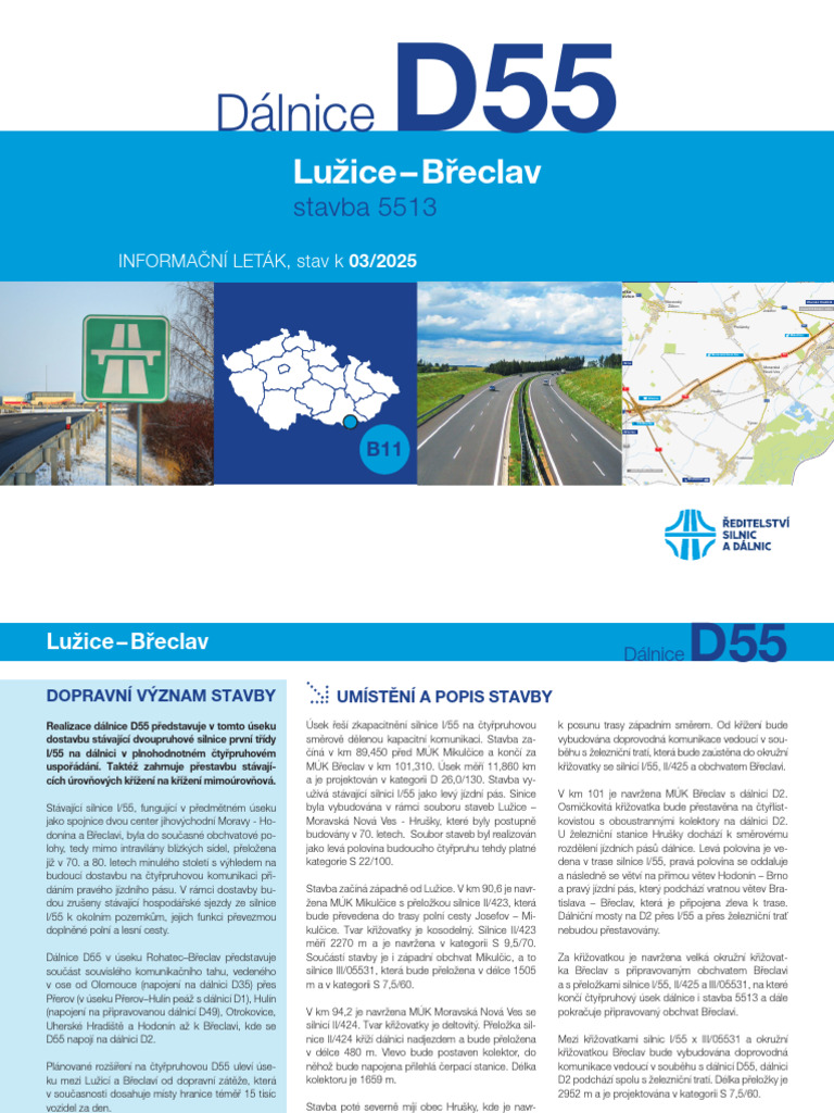 Infoletak - d55 5513 Luzice Breclav | PDF