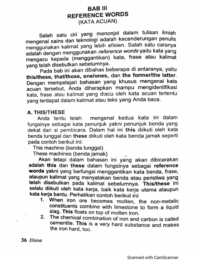 BAB III Reference Words | PDF