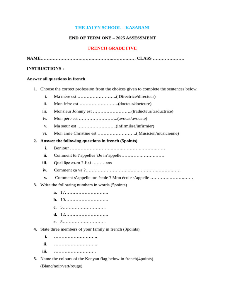 Grade 5 | PDF