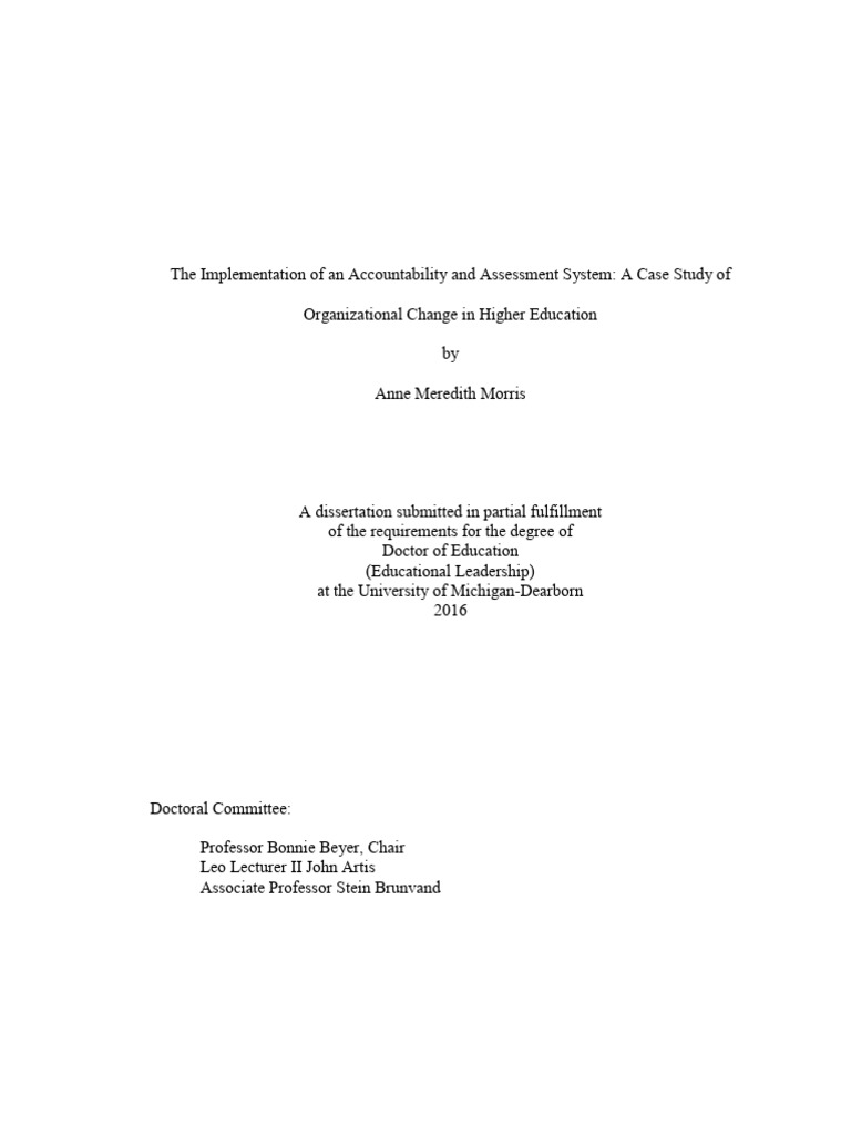 Anne M. Morris Final Dissertation | PDF