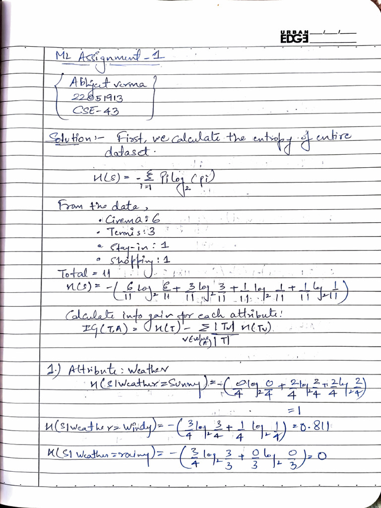 ML ASSIGNMENT-1_Abhijeet verma | PDF