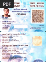 Pancard Back Side | PDF
