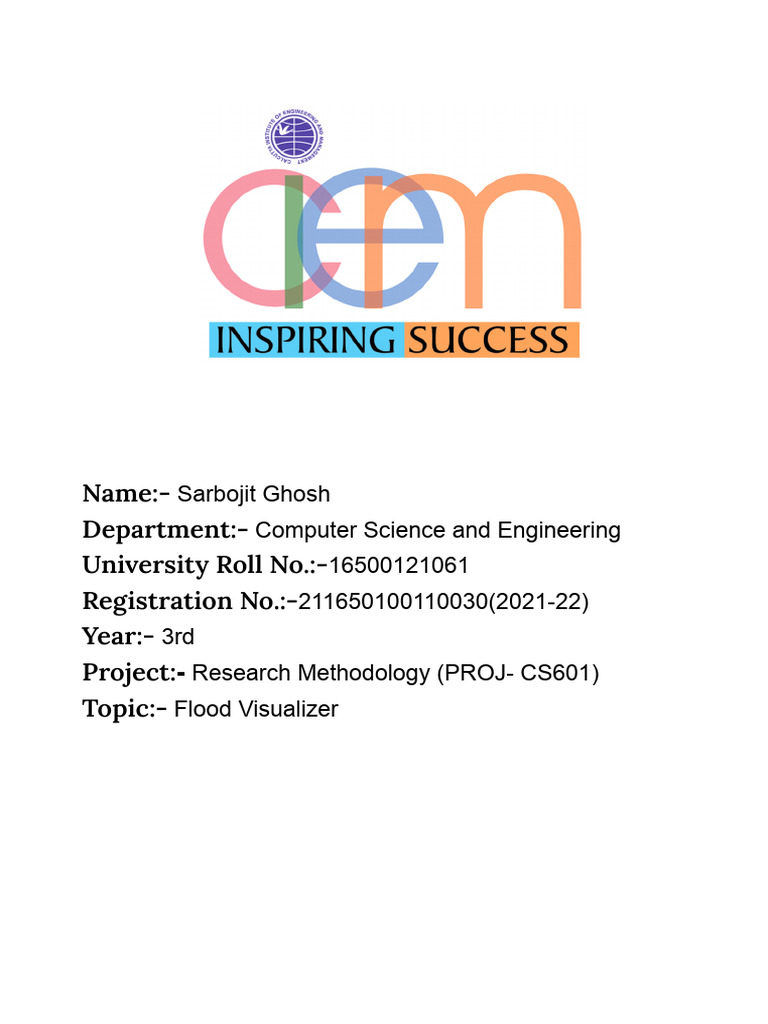 Sarbojit-Flood Visualizer-Final | PDF | Geographic Information System | Satellite Imagery