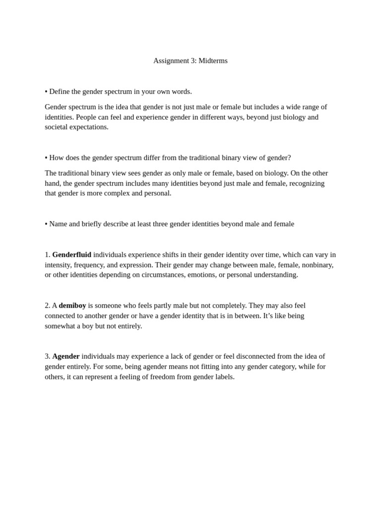 Assignment 3 Gensoc | PDF