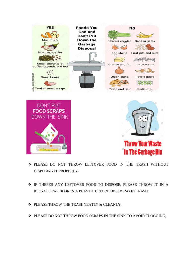 Please Do Not Throw Leftover Food in The Trash Without Disposing It ...