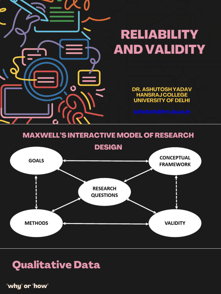 Reliability and Validity | PDF | Validity (Statistics) | Psychology