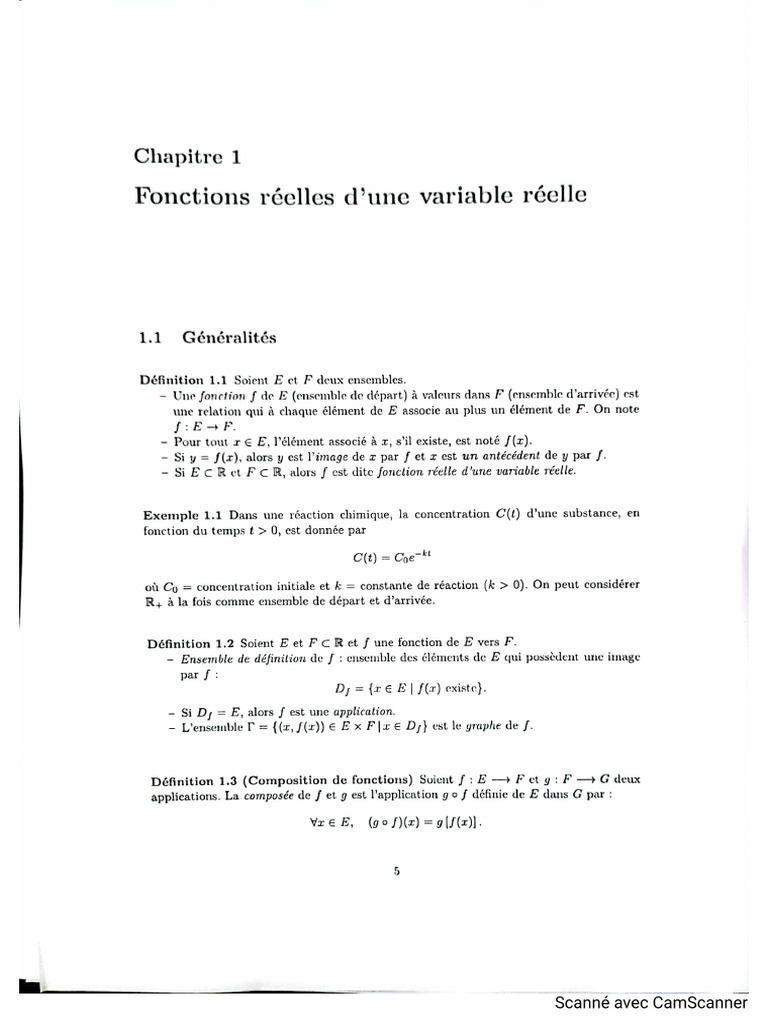 Math 2 Chapitre 1 | PDF