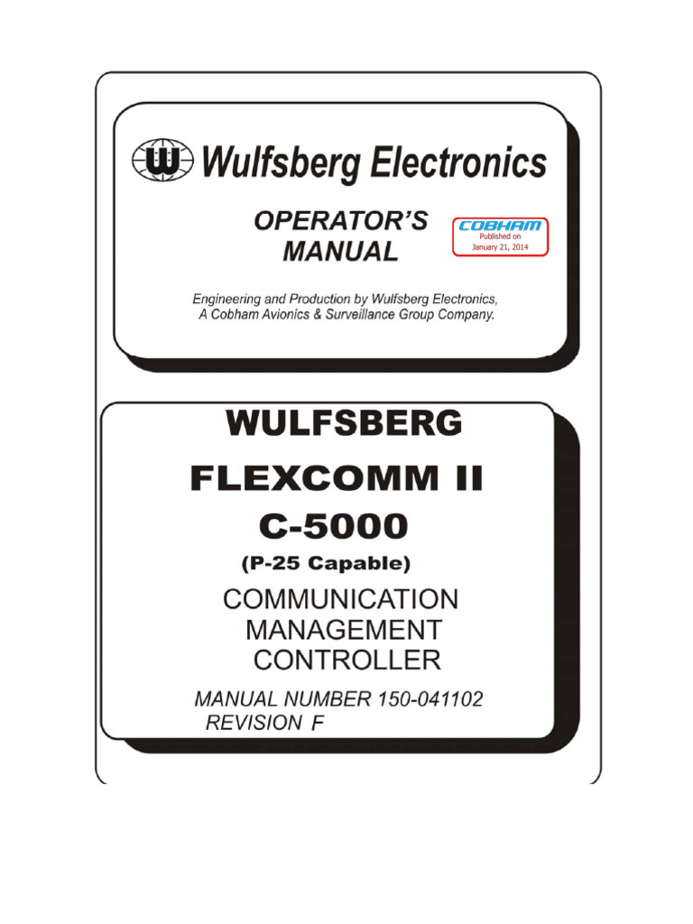 FLEXCOMM II_Operator's Manual | PDF | Broadcasting | Computing