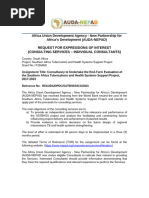 Request For Expressions of Interest (Consulting Services - Firms Selection) | PDF | World Bank ...