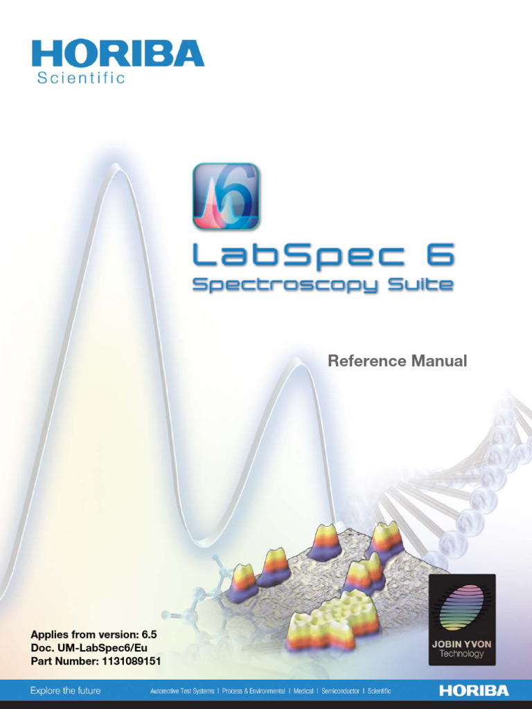Horiba Raman LabSpec 6 Spectroscopy Suite Reference Manual | PDF ...