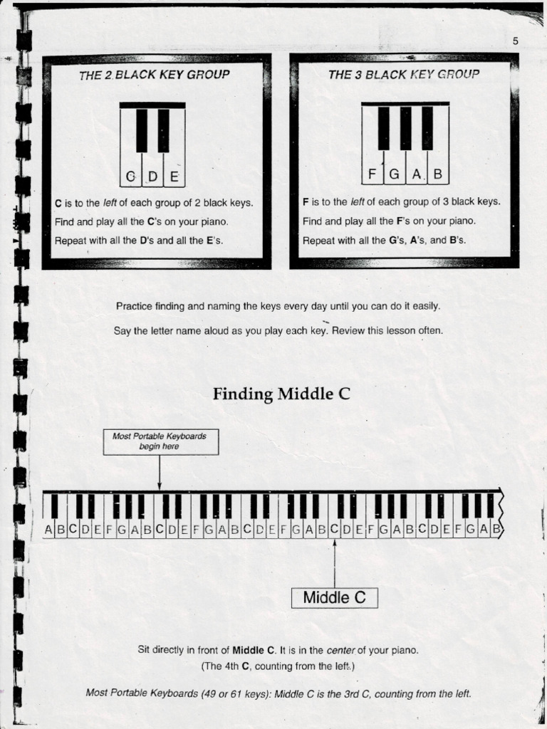 6-Finding-Middle-C | PDF