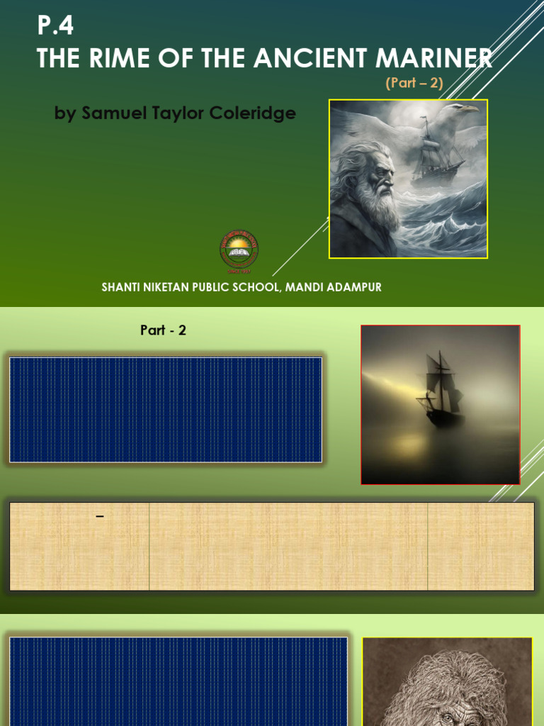 P4 (B) The Rime of Ancient Mariner (Part - 2) | PDF