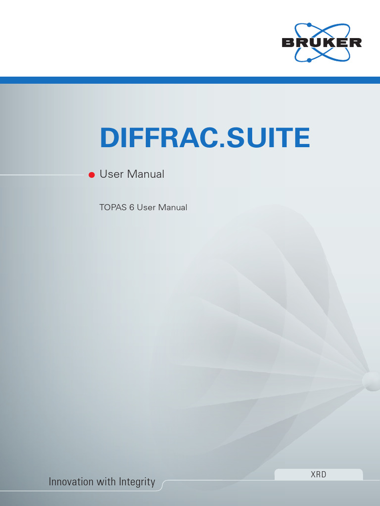 Bruker Diffrac - Suite TOPAS 6 User Manual | PDF | Graphical User Interfaces