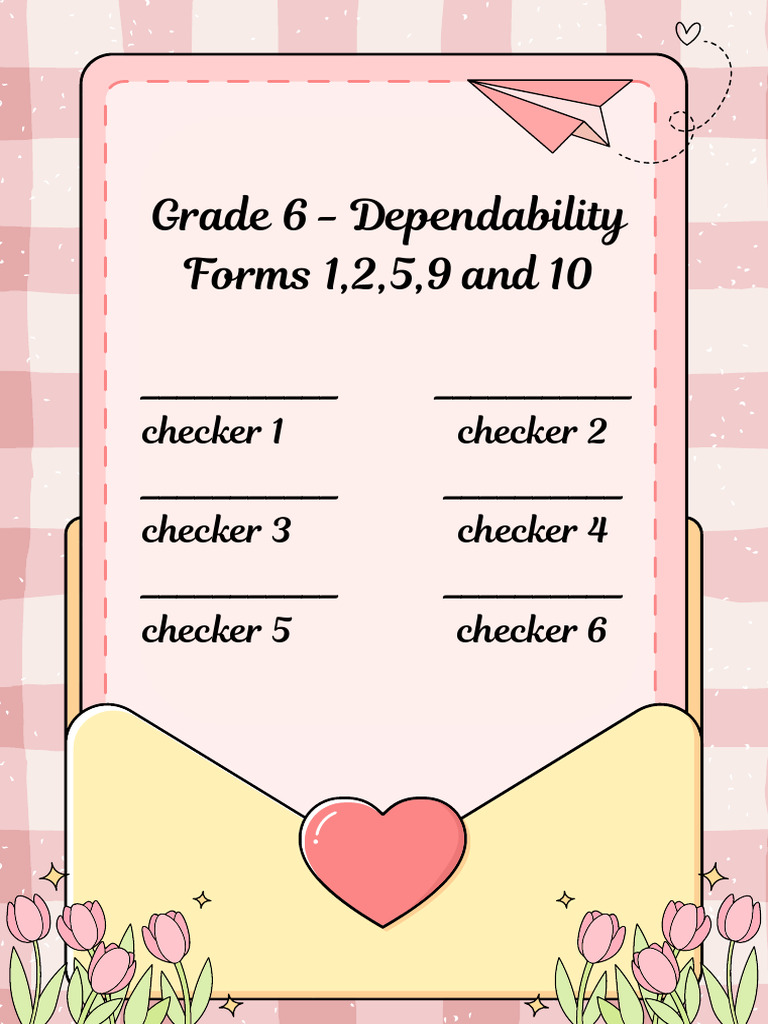 Pink Yellow Cute Colorful Playful Blank Note Document A4 | PDF