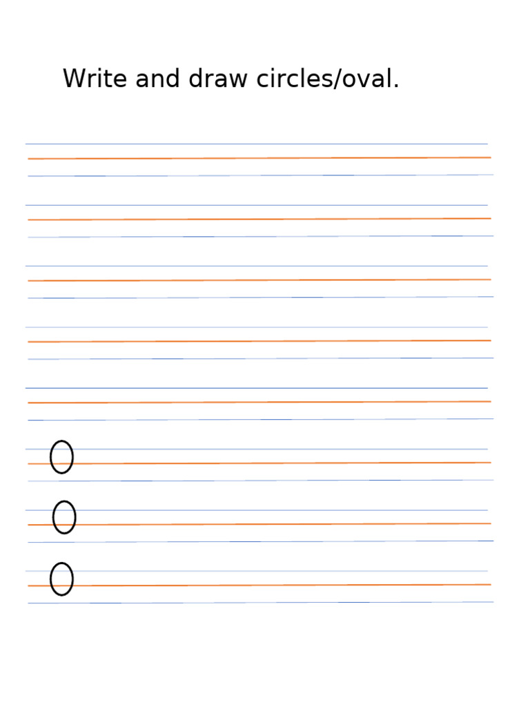 Write and Draw Circles | PDF