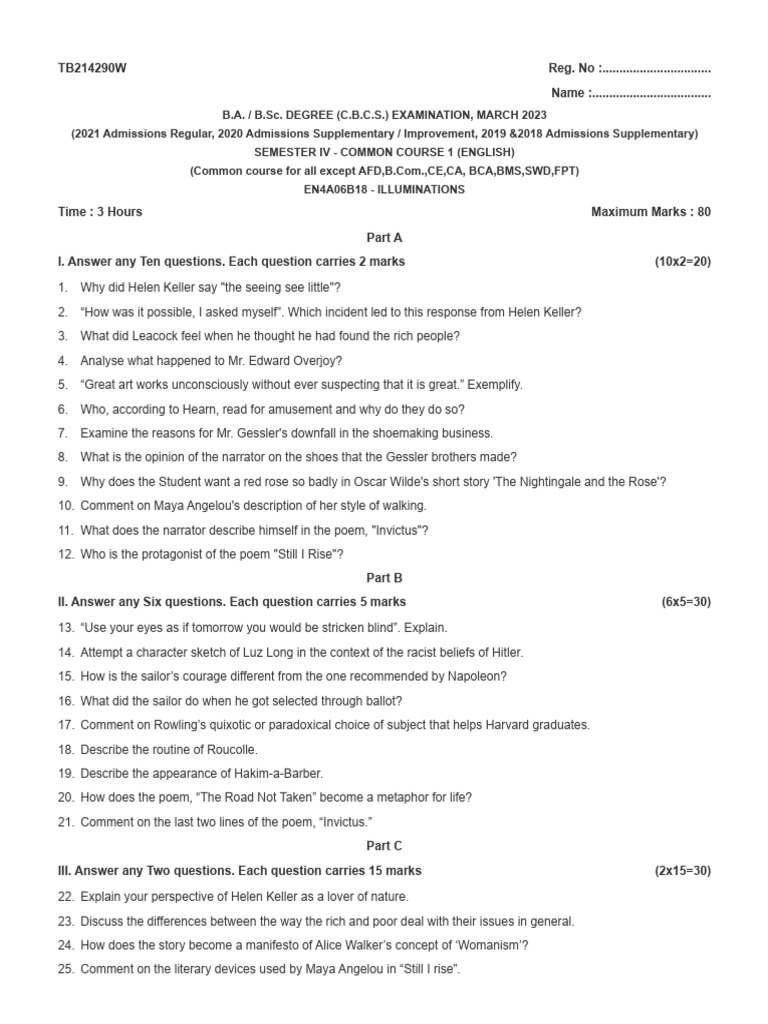 EN4A06B18 Illuminations | PDF