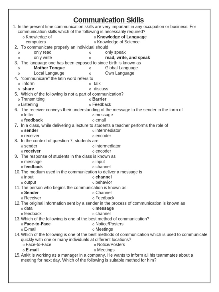 Employablity(MCQ) | PDF | Communication | Computer Virus