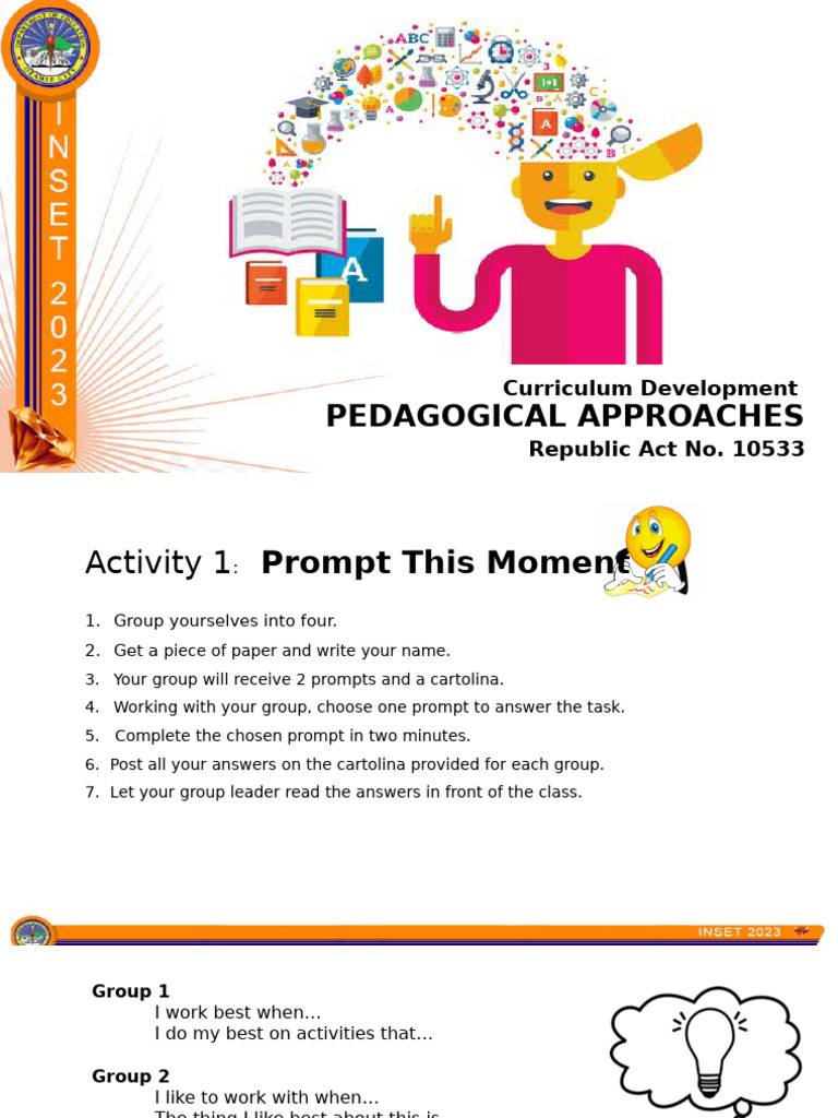 4 Reflective Approach Pedagogical Approaches | PDF | Learning | Pedagogy