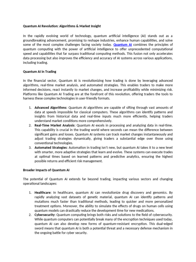 Quantum AI Revolution-Beforeitsnews | PDF | Artificial Intelligence ...