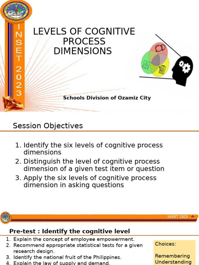 8-Levels-of-Cognitive-Process-Dimension | PDF | Cognition | Socialization