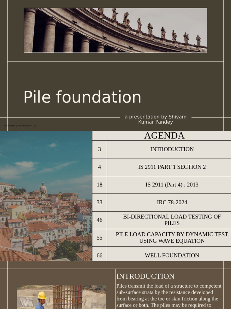 Pile Foundation Design and Testing Guide | PDF | Deep Foundation ...