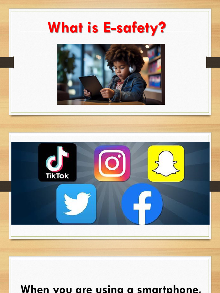 Understanding E-Safety Risks Online | PDF