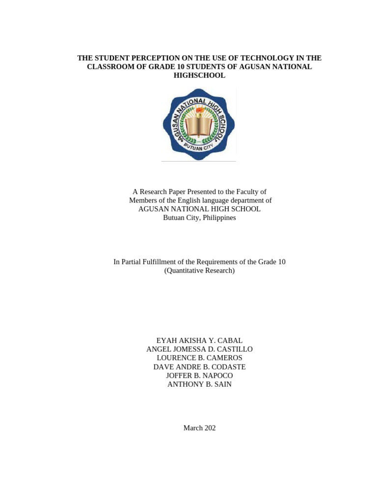 Research g10 2 | PDF | Learning | Educational Technology