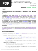 GST TDS on Metal Scrap: Notification 2024 | PDF | Taxes | Invoice