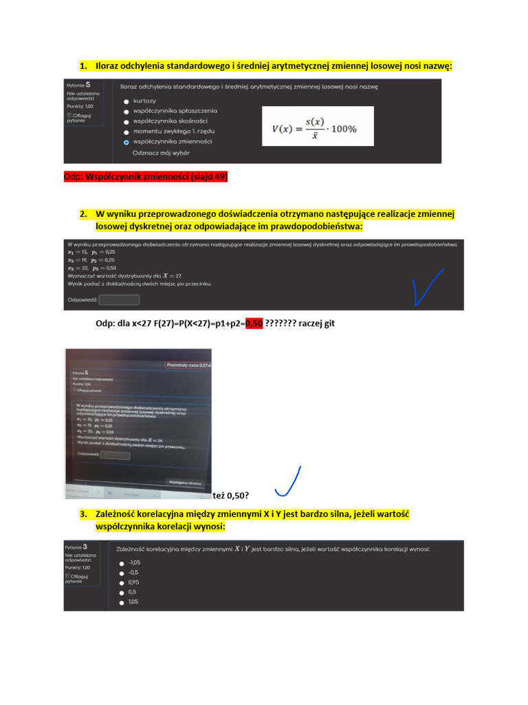 Statystyka Nasze | PDF