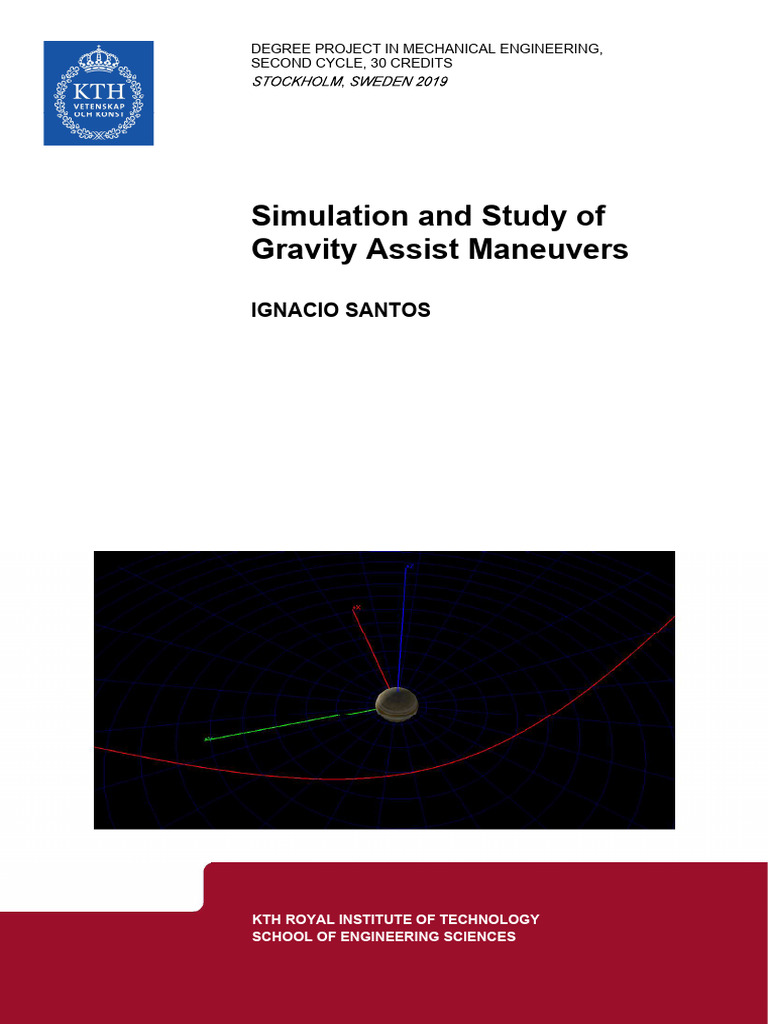 FULLTEXT01 | PDF | Gravity Assist | Orbital Maneuver