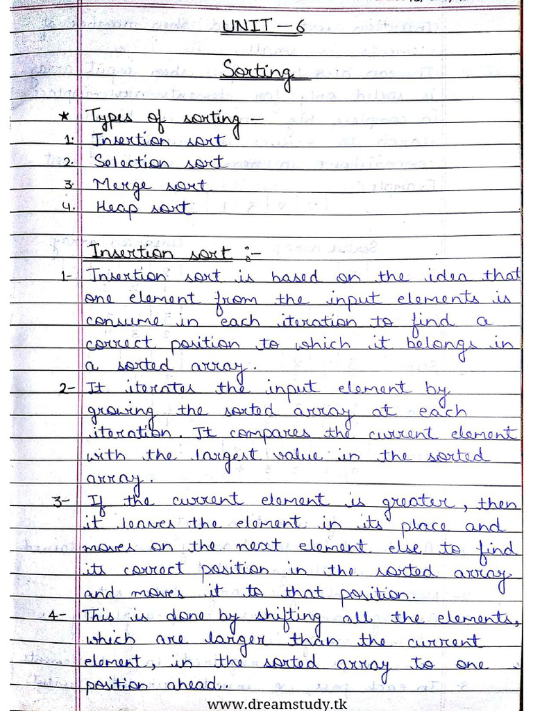 Data Structure (Unit 6) | PDF