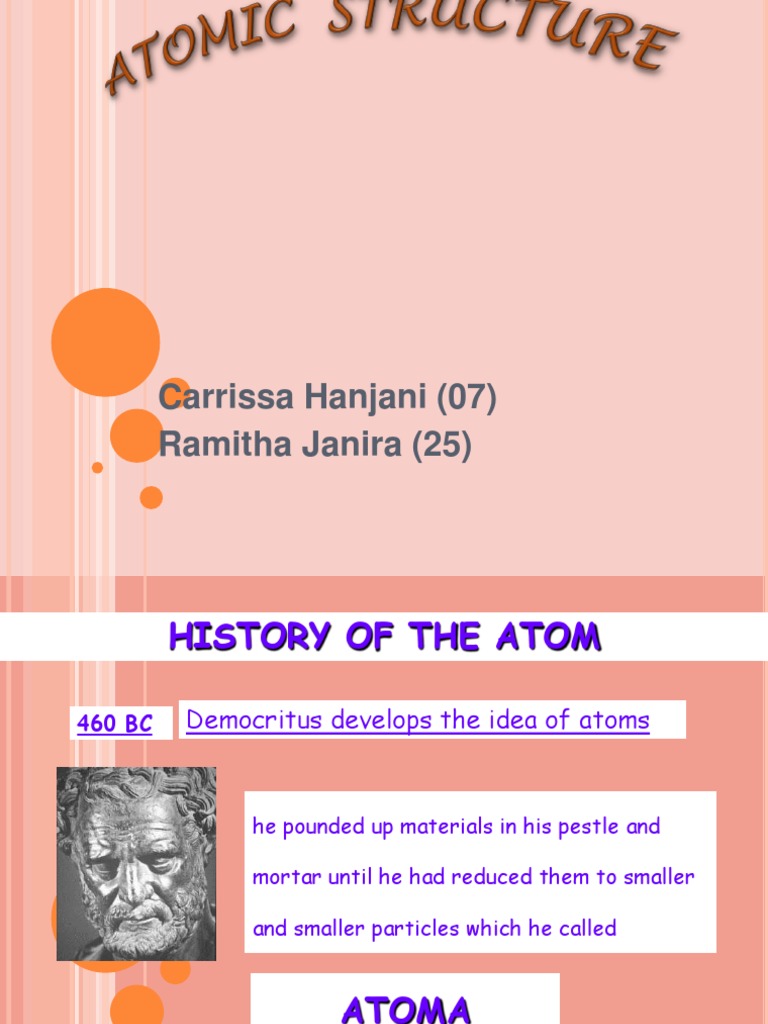 Atomic Structure | PDF | Atoms | Atomic Nucleus